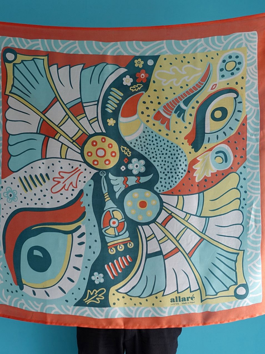 Allare Gai Jatra Scarf - Alchi E-commerce